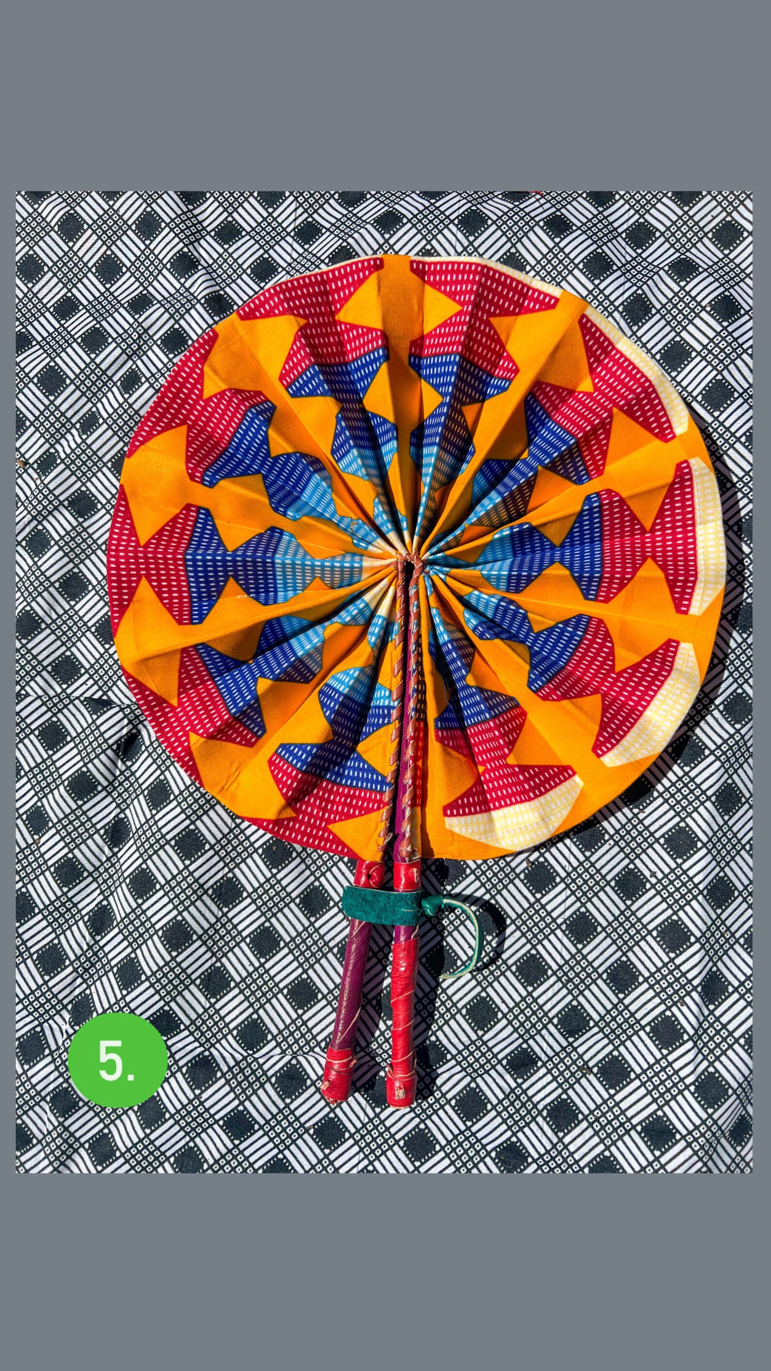 African Print Fan, Ankara Fan, Kente Fan, Folding Hand Fan, Hand Fan ...