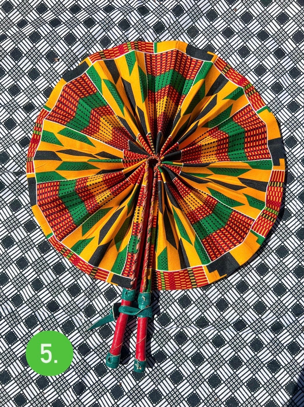 African Print Fan, Ankara Fan, Kente Fan, Folding Hand Fan, Hand Fan ...