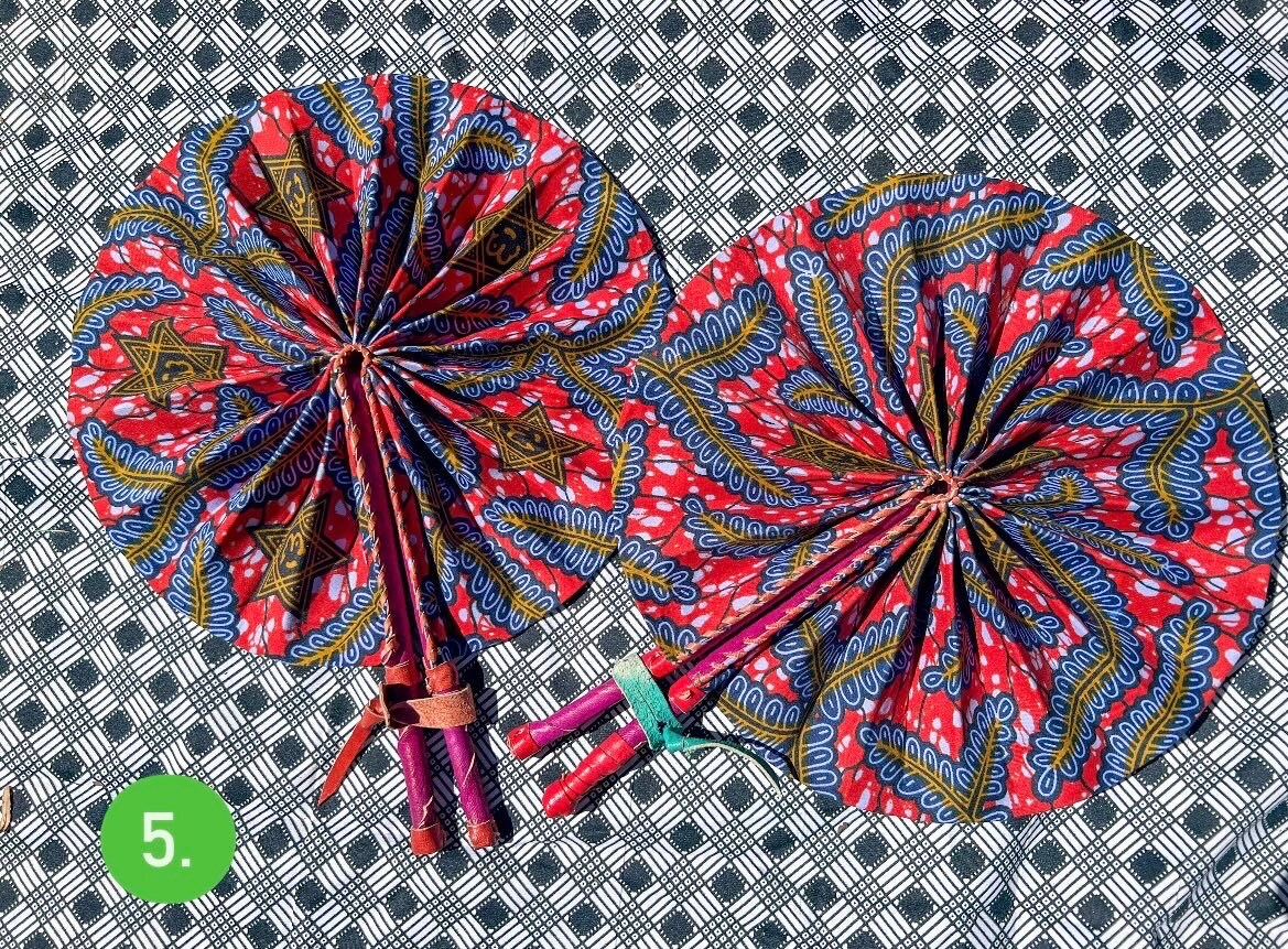 African Print Fan, Ankara Fan, Kente Fan, Folding Hand Fan, Hand Fan ...