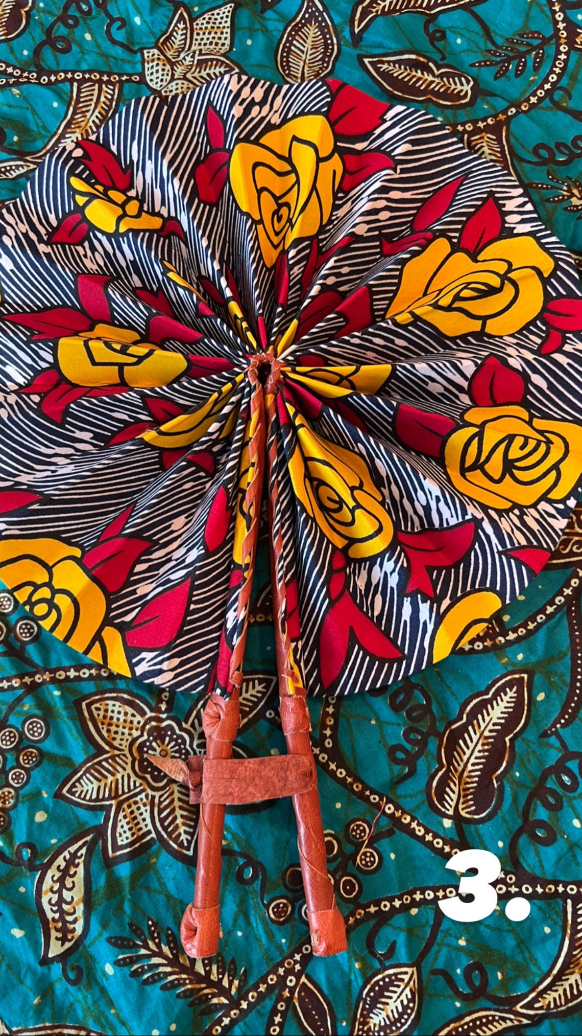 African Print Fan, Ankara Fan, Kente Fan, Folding Hand Fan, Hand Fan ...