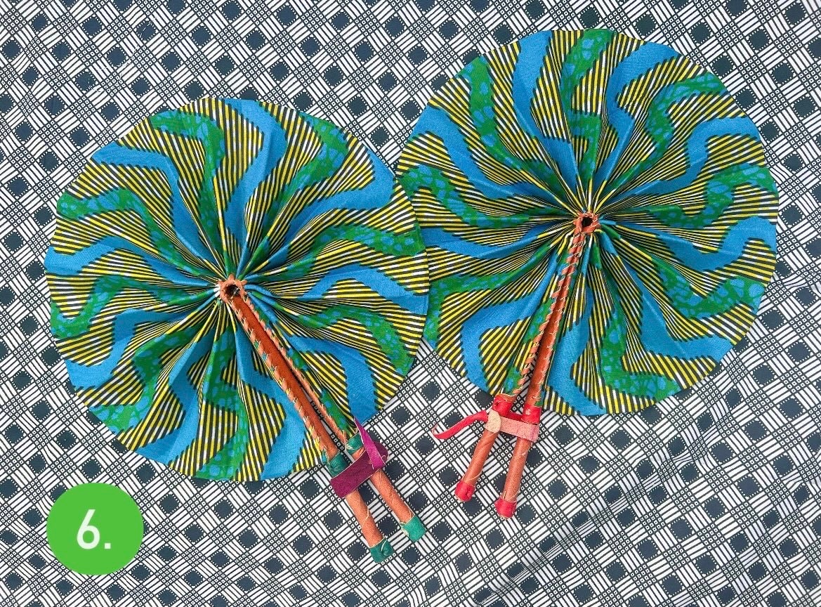 African Print Fan, Ankara Fan, Kente Fan, Folding Hand Fan, Hand Fan ...
