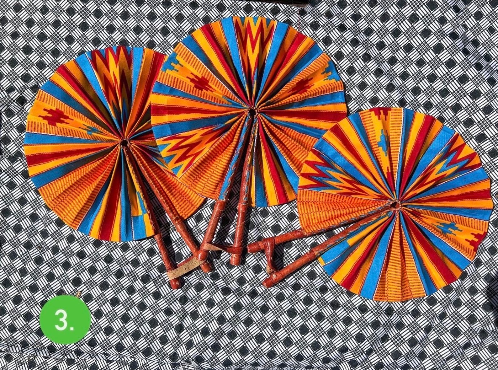 African Print Fan, Ankara Fan, Kente Fan, Folding Hand Fan, Hand Fan ...
