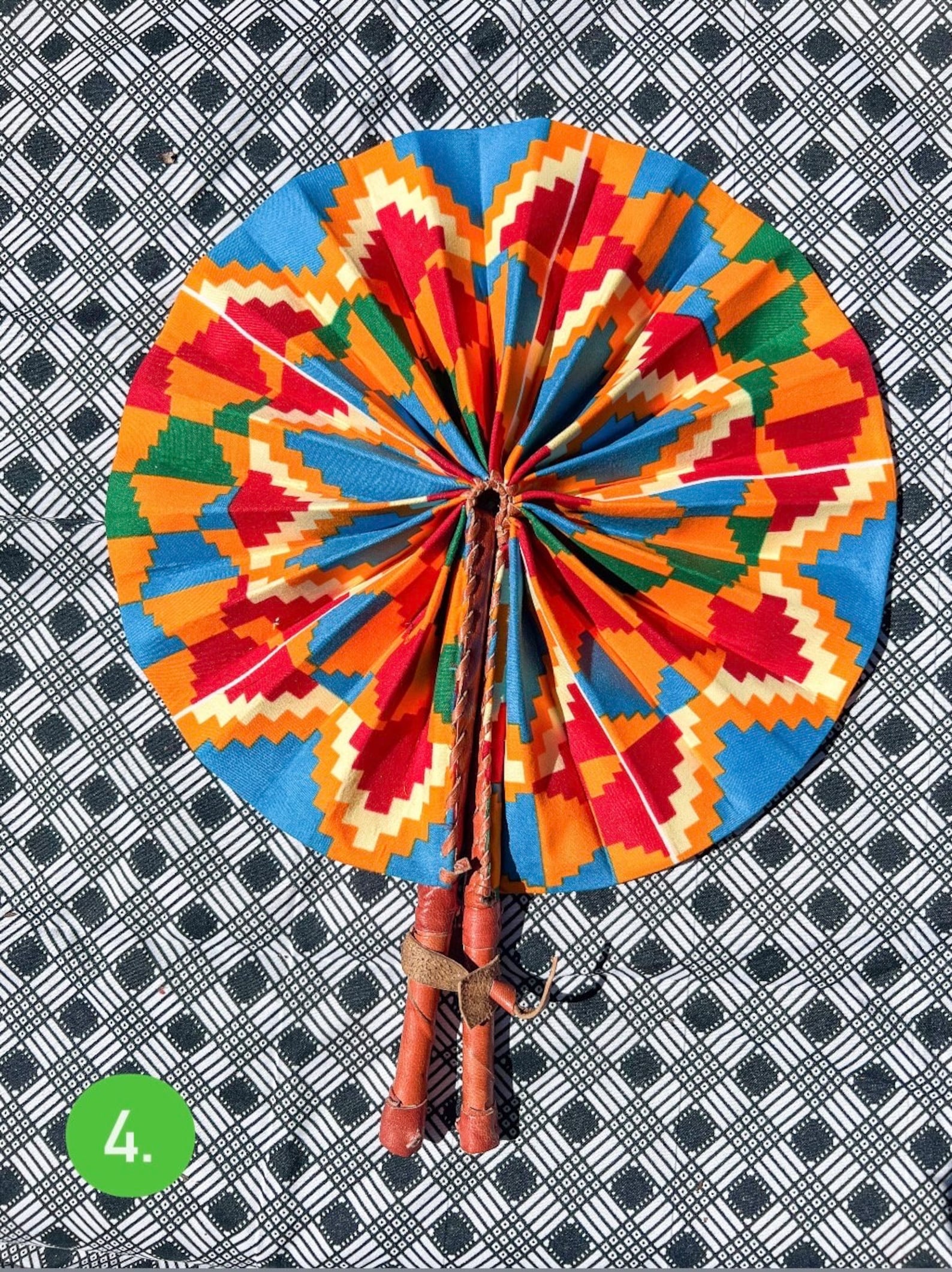 African Print Fan, Ankara Fan, Kente Fan, Folding Hand Fan, Hand Fan ...