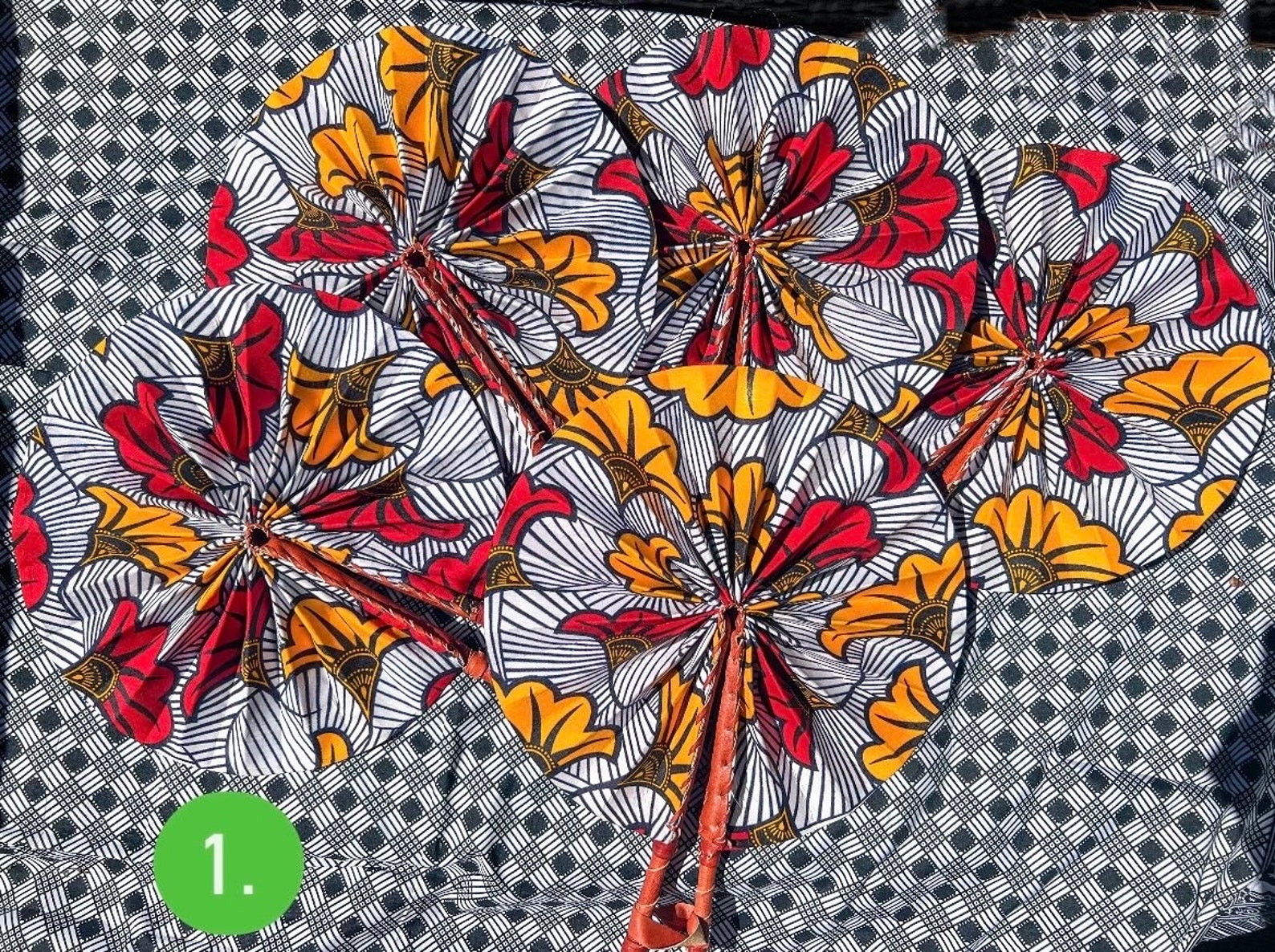 African Print Fan, Ankara Fan, Kente Fan, Folding Hand Fan, Hand Fan ...