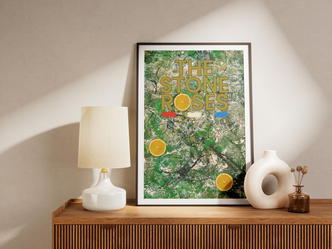 The Stone Roses Debut Album Poster: Retro Indie Rock Wall Art - Etsy