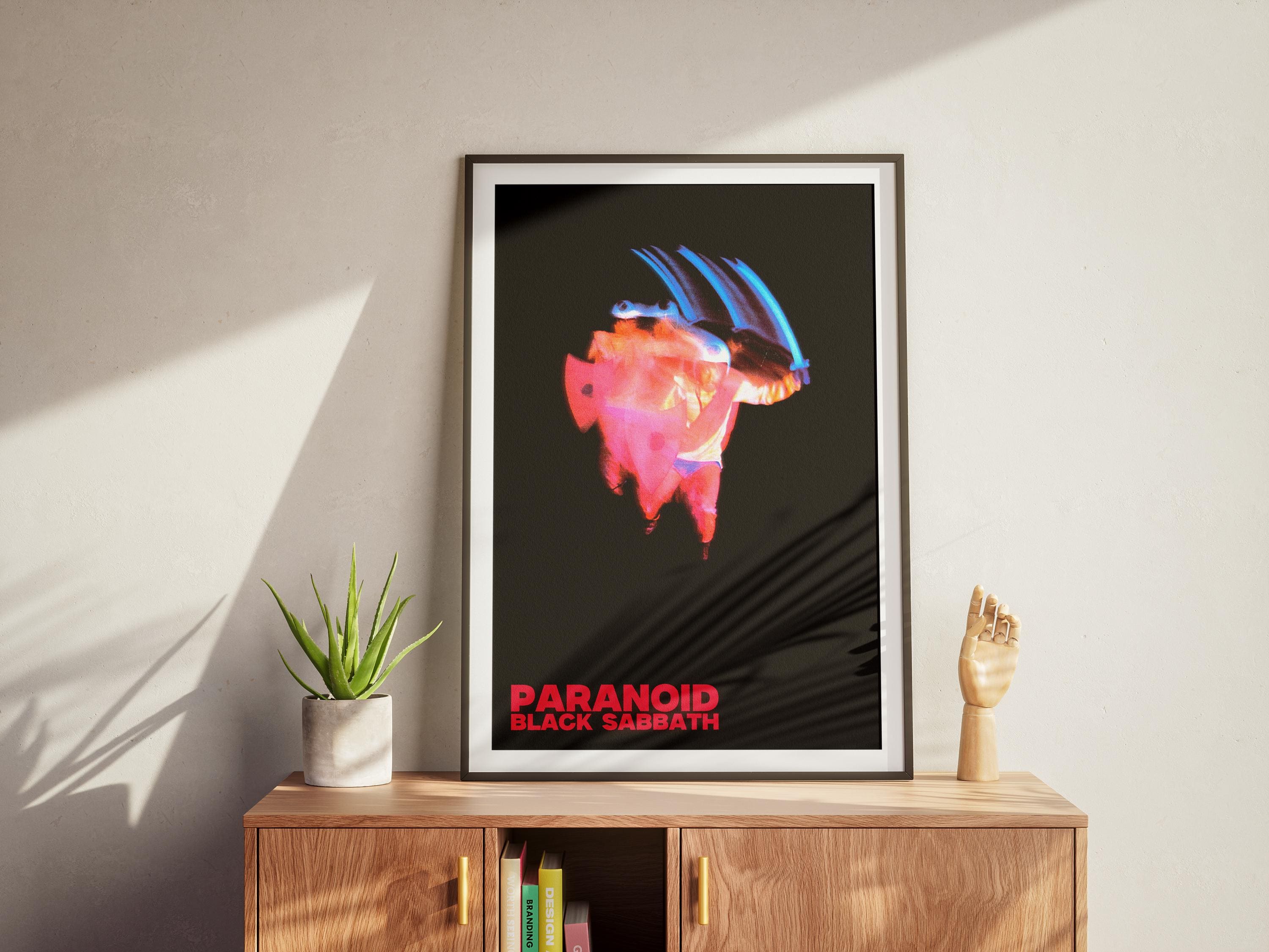 Black Sabbath Paranoid Album Cover Poster: 1970s Rock Art Print - Etsy