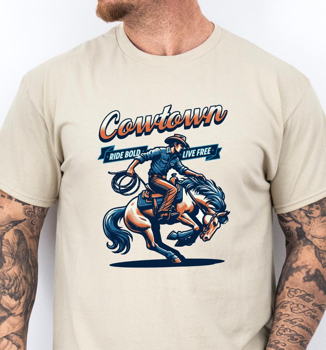 Calgary Rodeo T-shirt, Cowtown Graphic Tee, Calgary Stampede Apparel ...