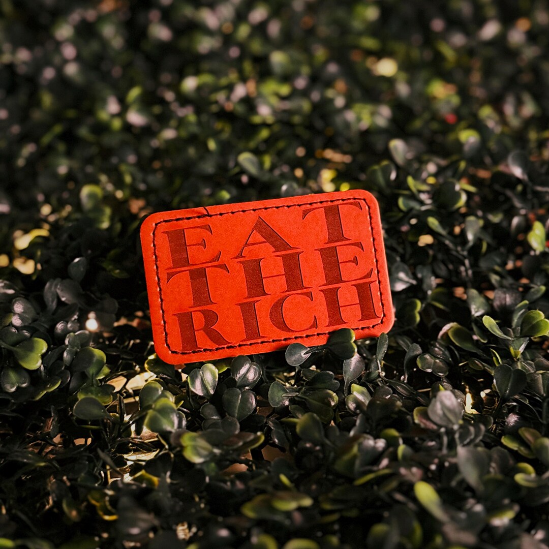 Eat the Rich Patch - Etsy