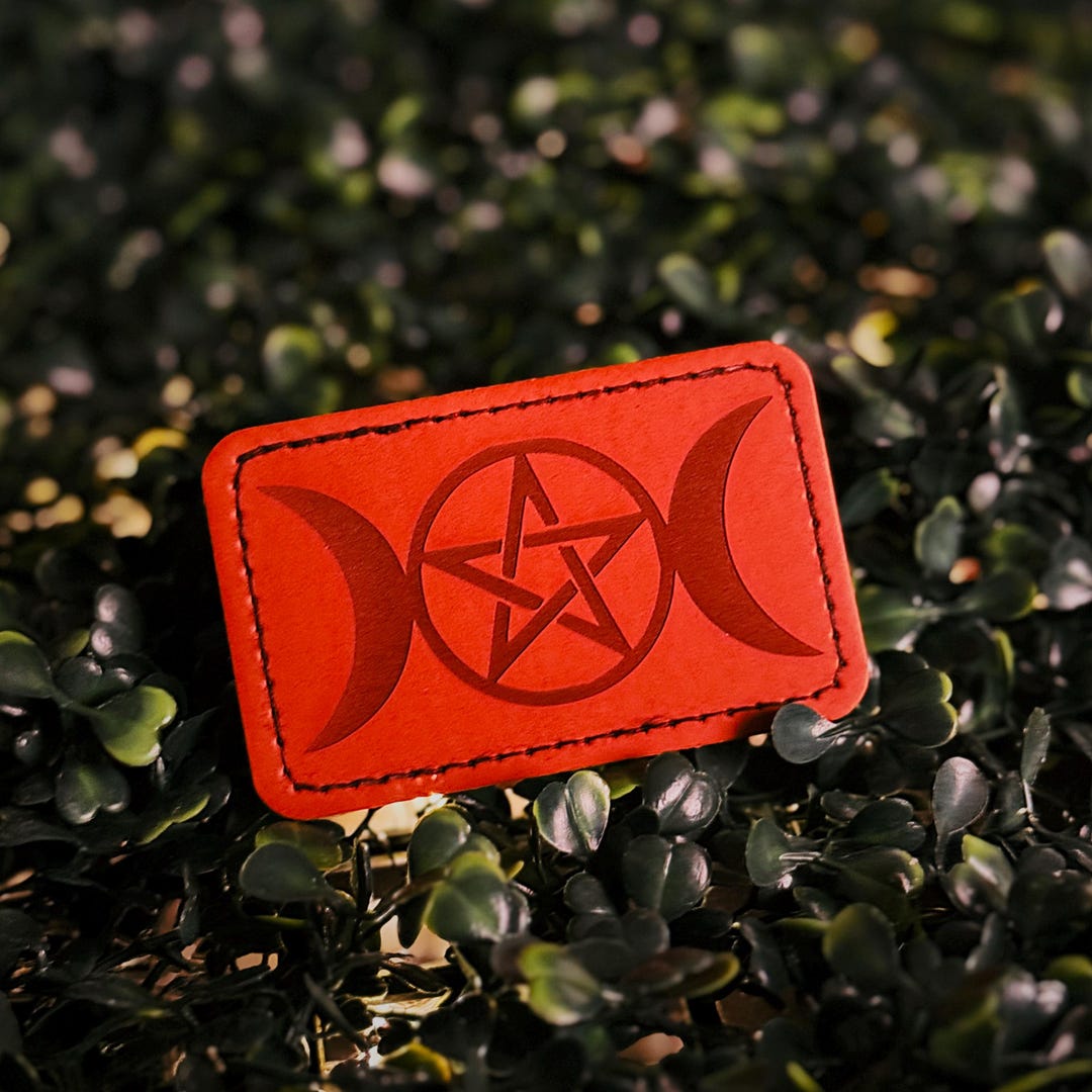 Triple Moon Pentacle Patch - Etsy
