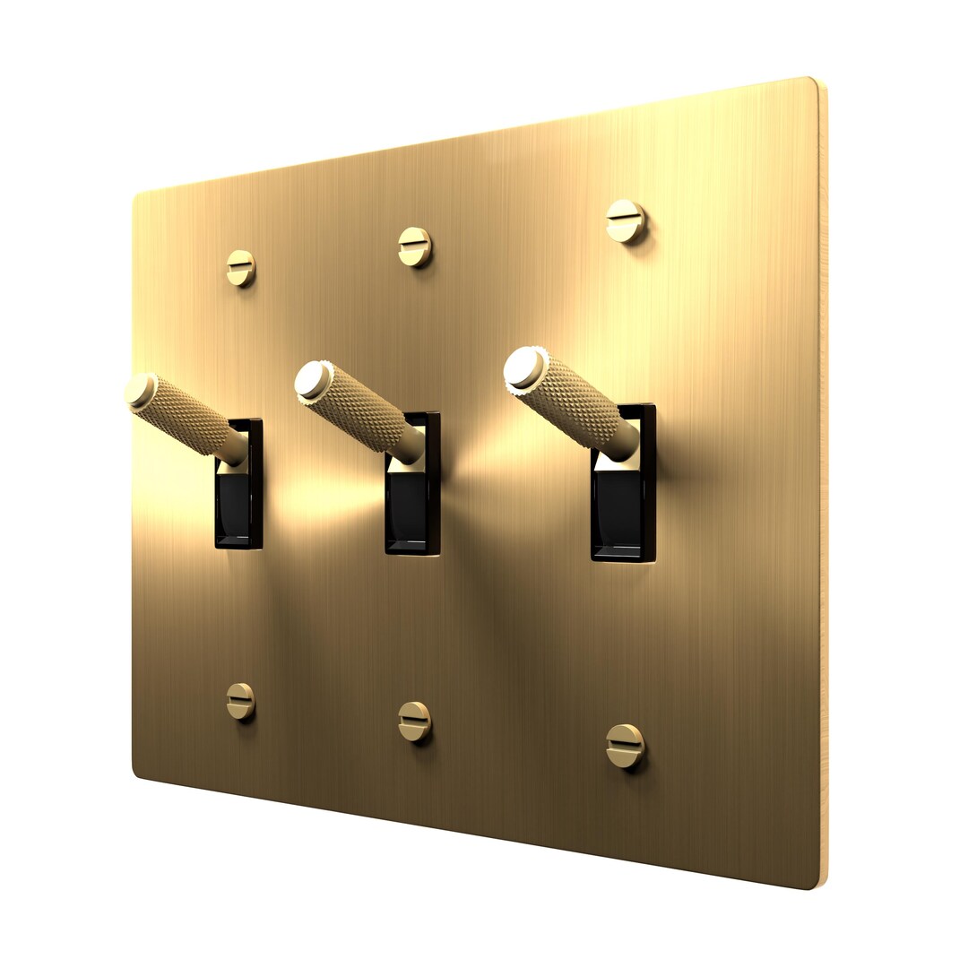 Brass Light Switch - Etsy