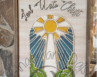 LDS Youth Theme 2025 (cursive)-look Unto Christ Svg File - Etsy