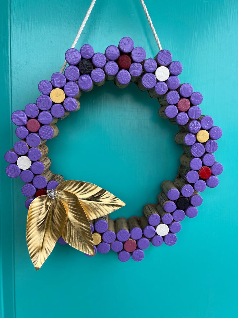 Seasonal Spring Floral Wine Cork Wreaths - Etsy