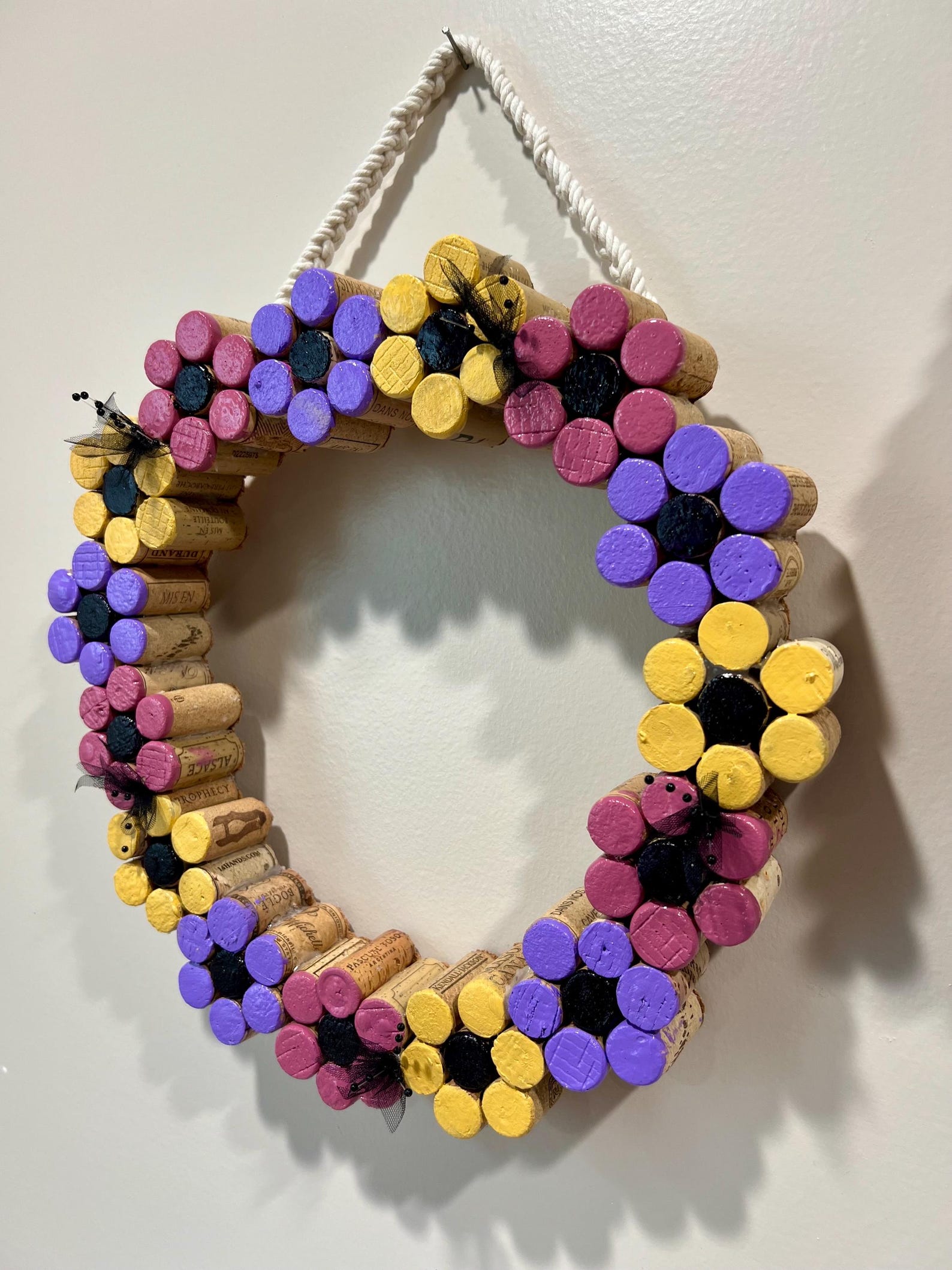 Seasonal Spring Floral Wine Cork Wreaths - Etsy