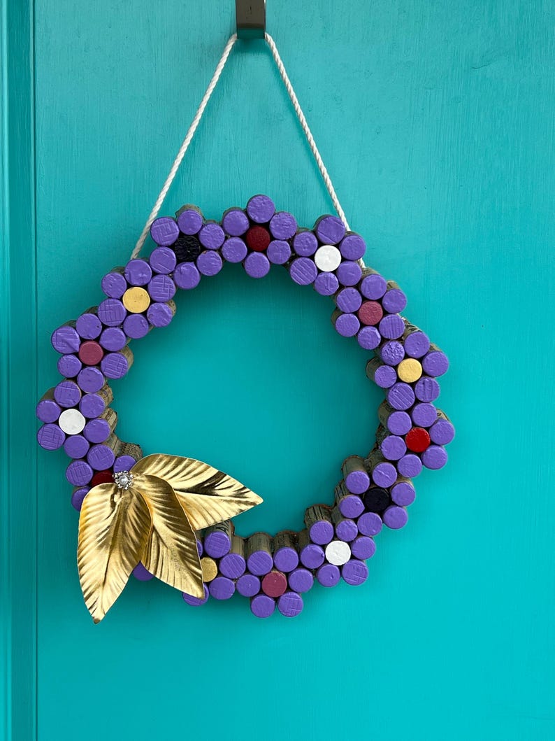 Seasonal Spring Floral Wine Cork Wreaths - Etsy