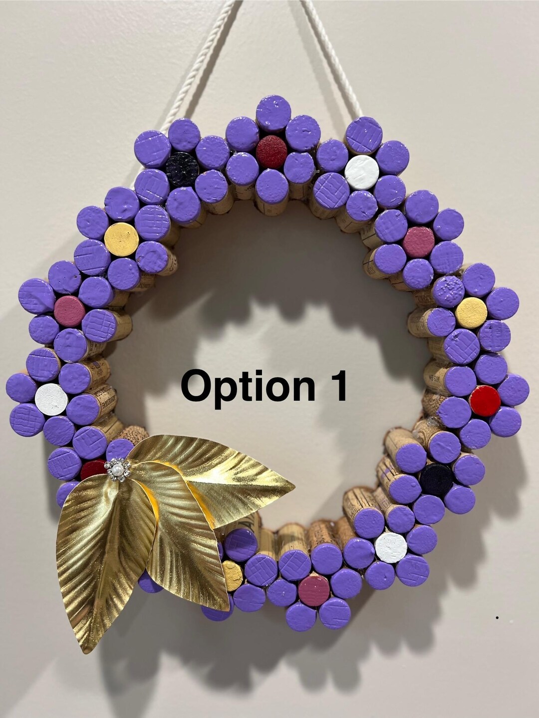 Seasonal Spring Floral Wine Cork Wreaths - Etsy