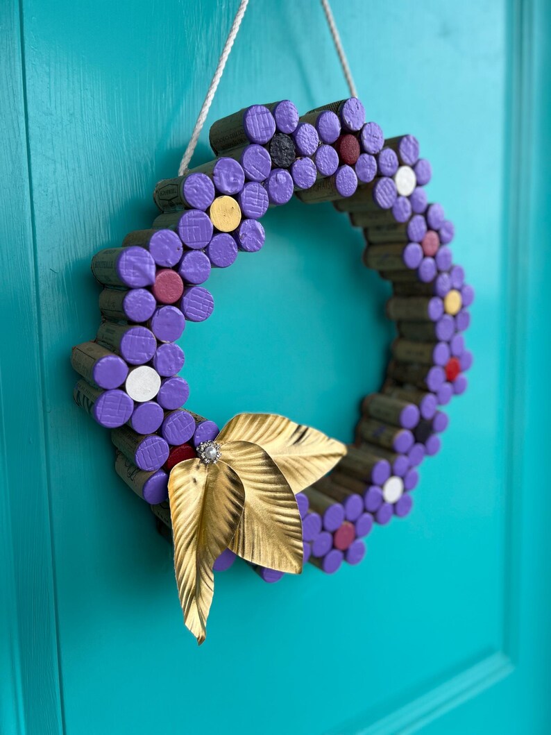 Seasonal Spring Floral Wine Cork Wreaths - Etsy