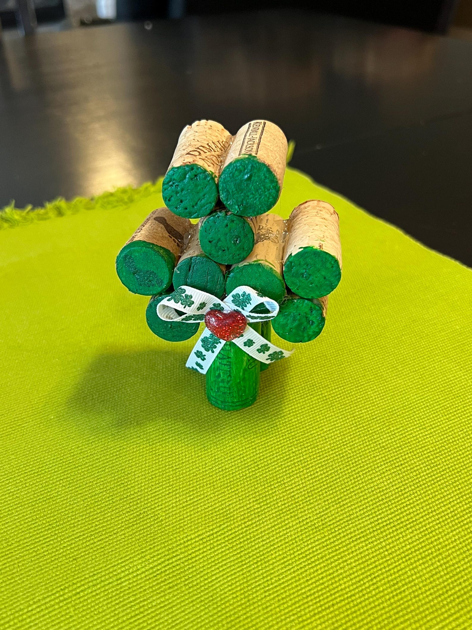 Seasonal St. Patrick's Day Clover Made From Wine Corks - Etsy