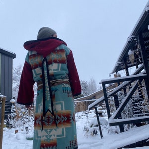 Wool Capote Coat Native American Made Fur Trader Rendezvous Clothing ...