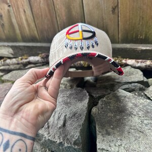 Beaded Native Pride Hat by American Indian Artist - Etsy