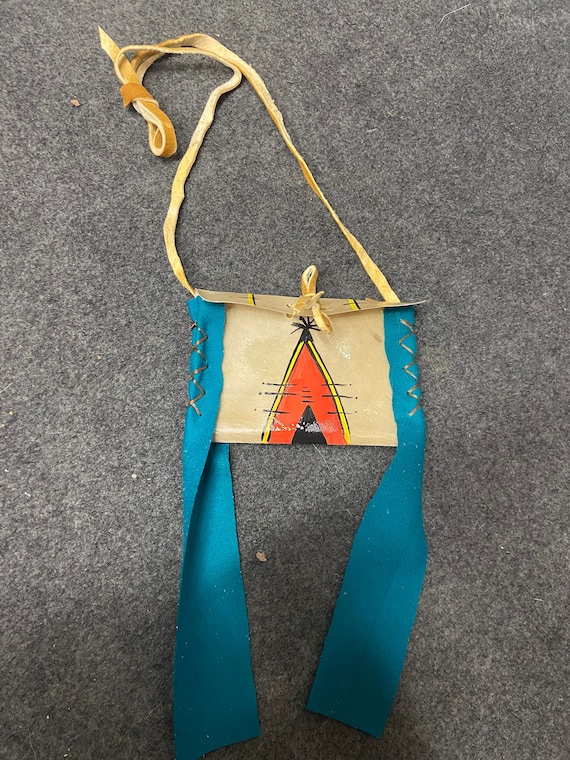 Native American Made Parfleche Bag Tipi Brain Tan Leather | Etsy