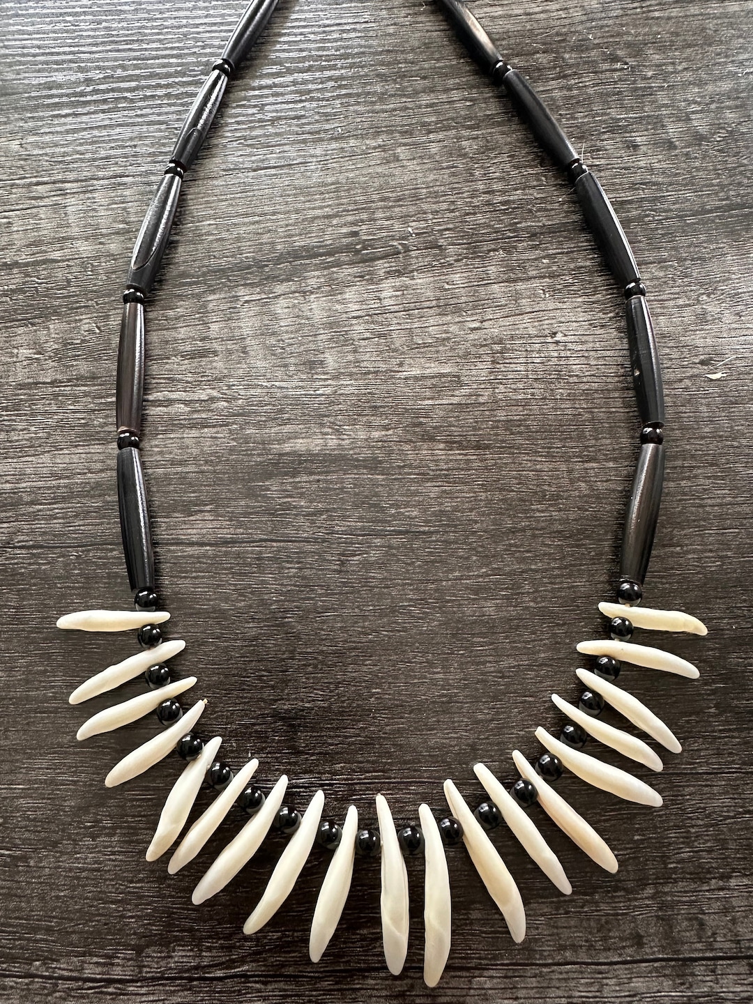 Native American Made Coyote Tooth Necklace - Etsy