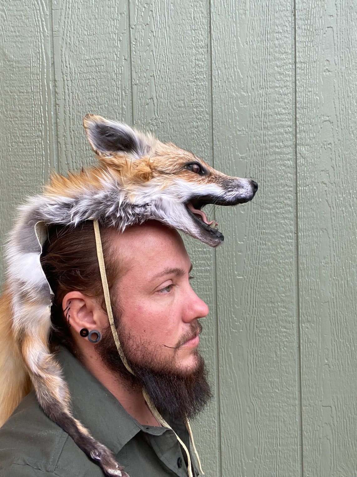 Red Fox Headdress Native American Made - Etsy