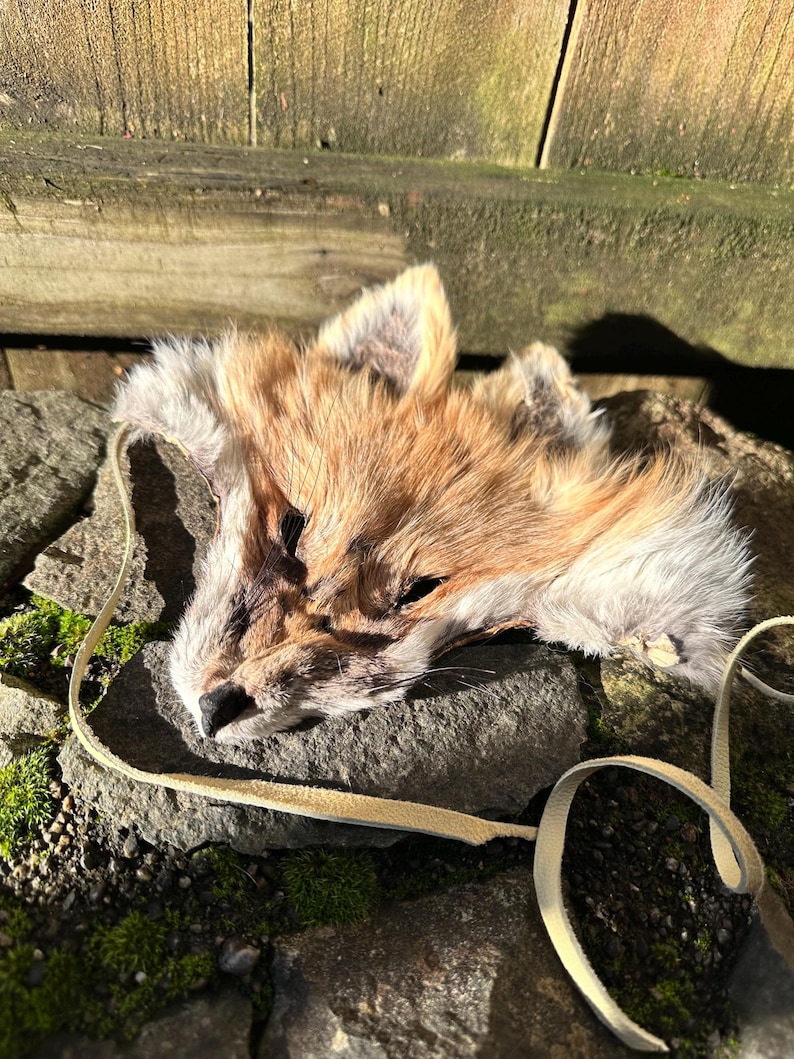 Fox Face Mask Headdress - Etsy