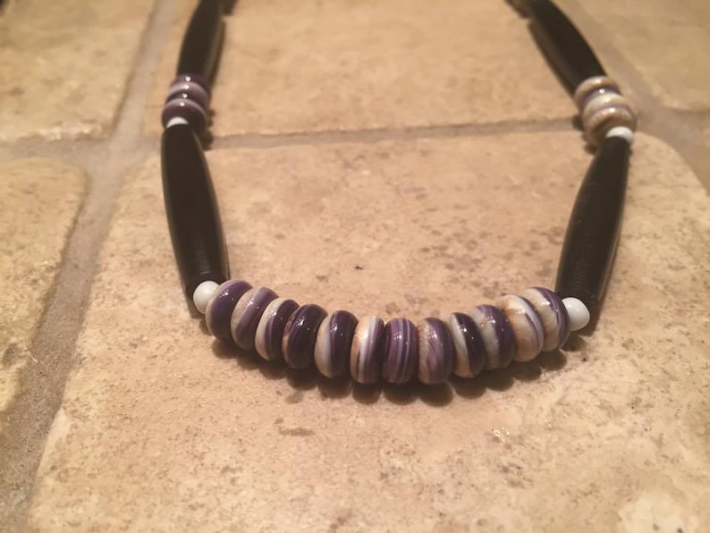 Wampum Necklace REAL Authentic Wampum Shell Beads Native - Etsy