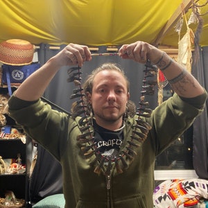 Buffalo Tooth Necklace Native American Made - Etsy