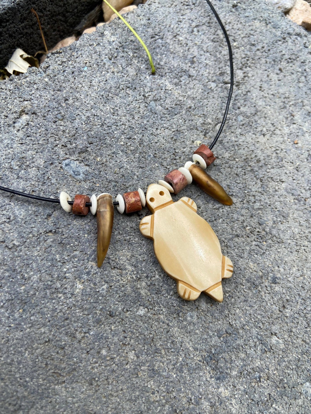 Snapping Turtle Claw Necklace Native American Made - Etsy