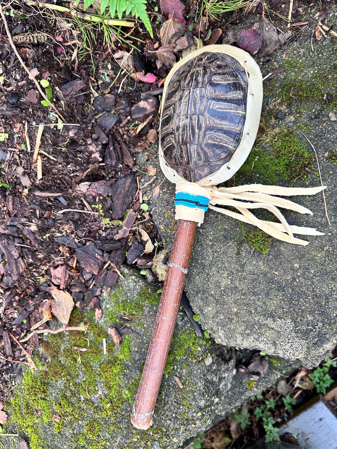 Native American Turtle Rattle Beaded Rattle Native American Beadwork - Etsy