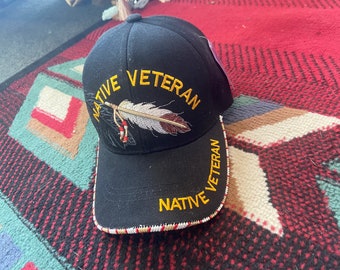Native Veteran Hat - Etsy