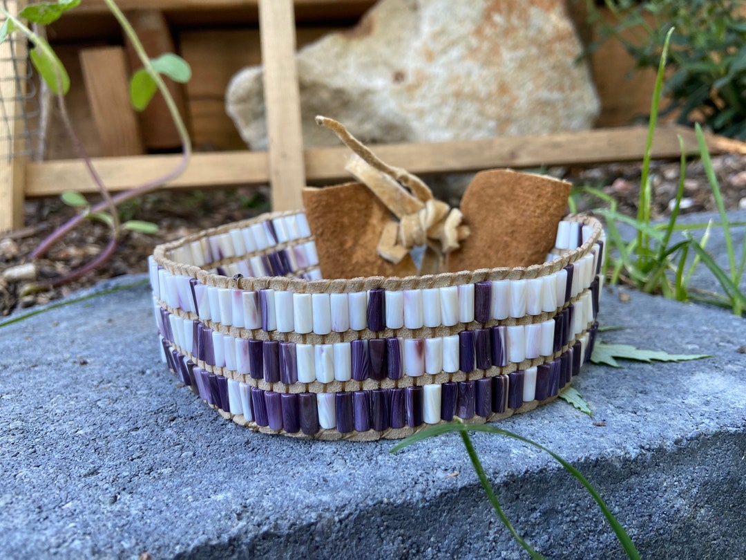 Wampum Choker REAL Authentic Wampum Shell Beads Native American Made ...