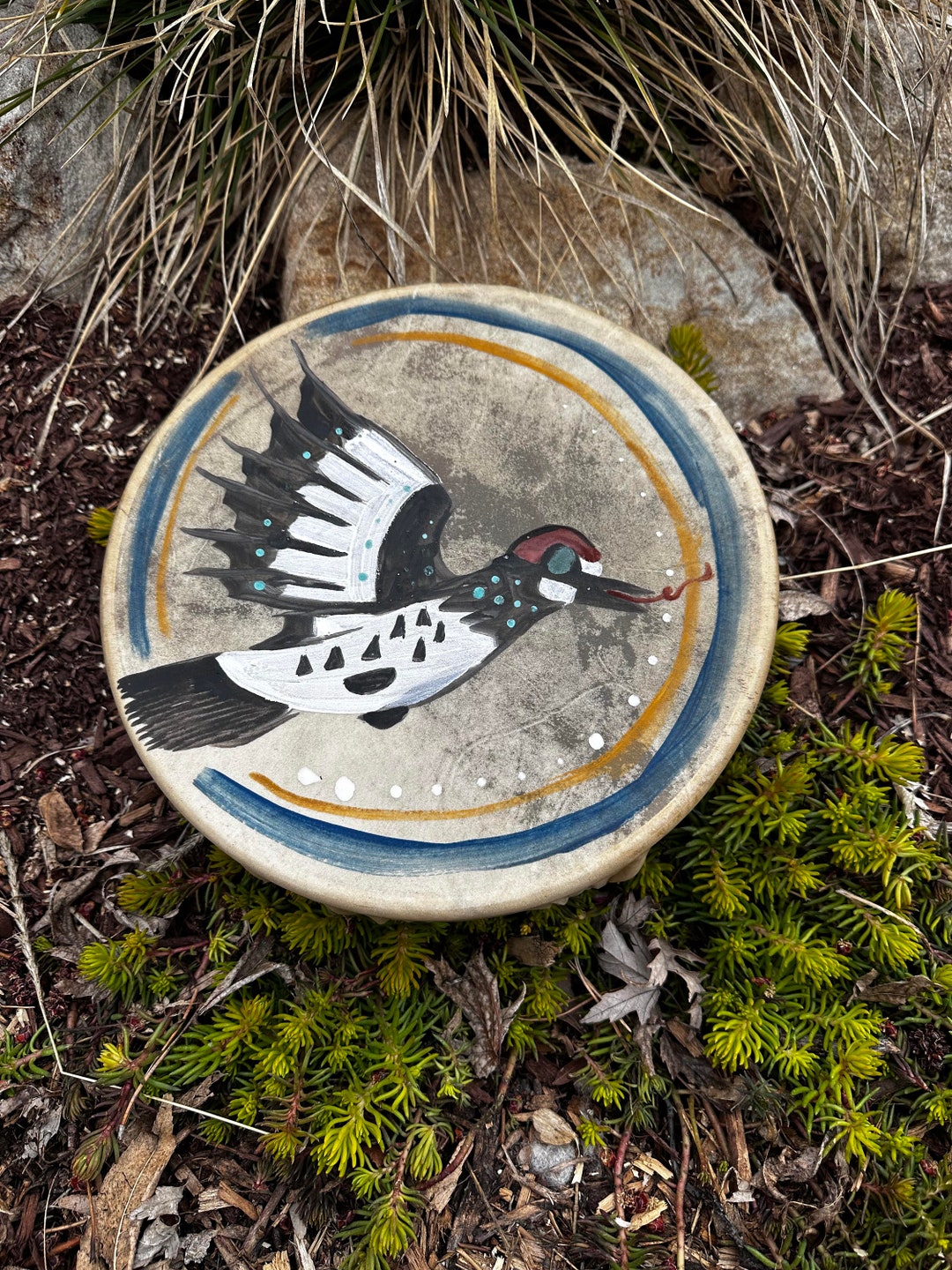 Flicker Drum Native American Made COA Earth Pigment Paints 10 - Etsy