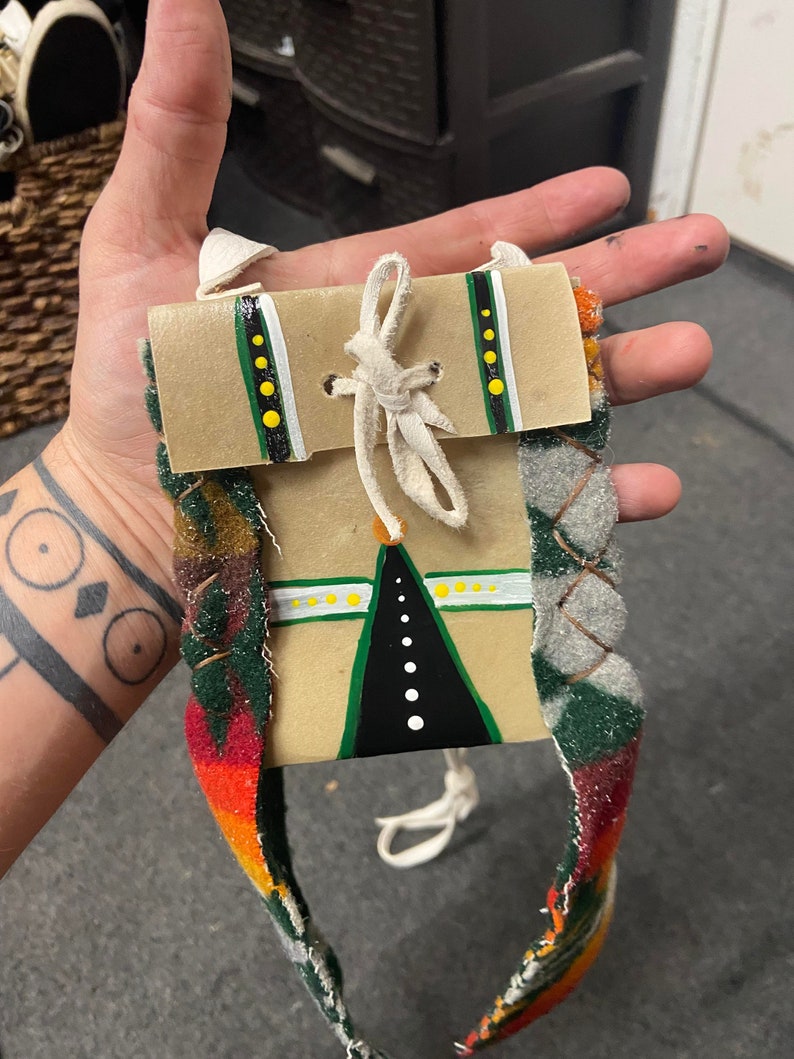 Native American Made Parfleche Bag Geometric Designs | Etsy