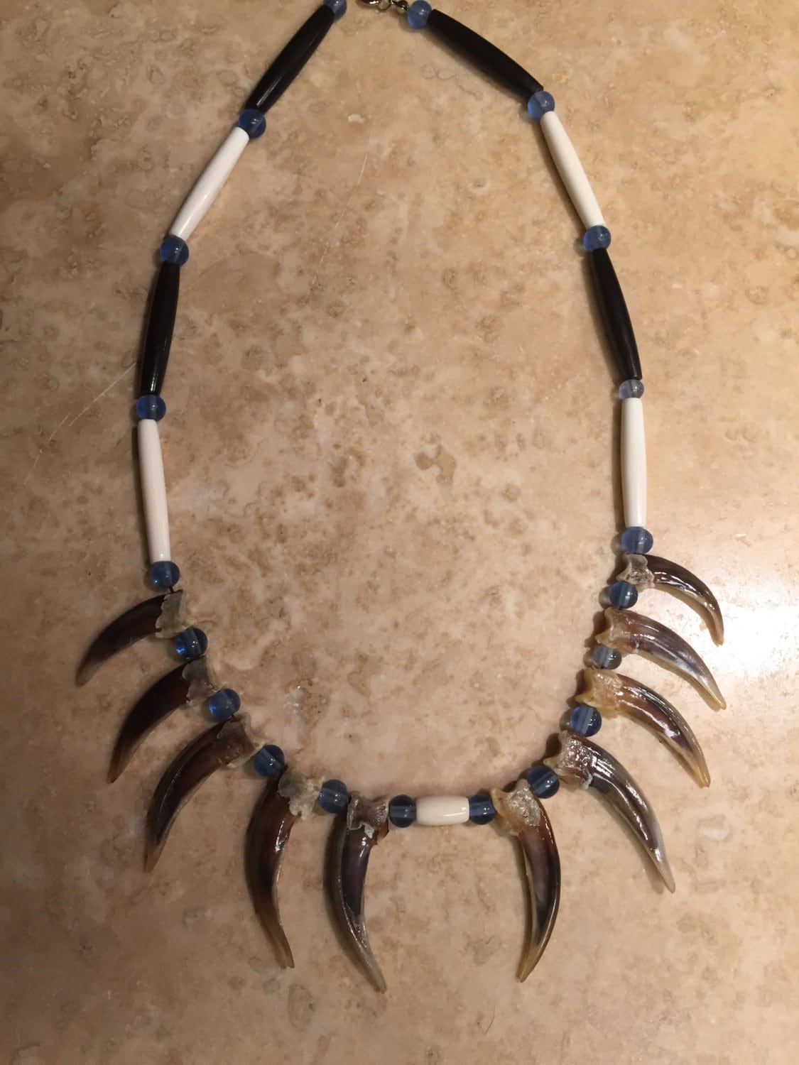 Native American Made Badger Claw Necklace 10 Claws - Etsy