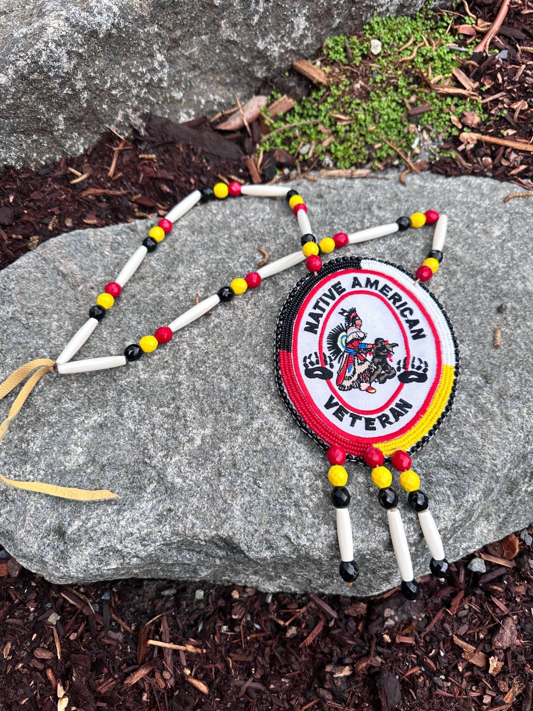 Veteran Medallion Authentic Native American Beadwork - Etsy
