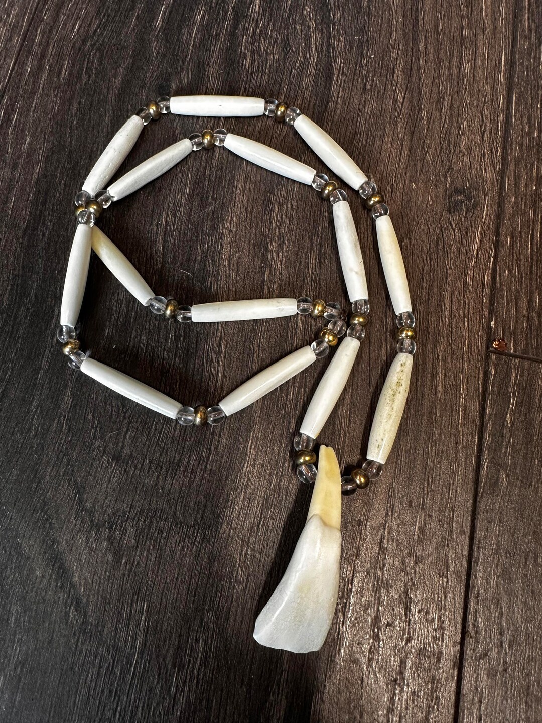 Custom Buffalo Tooth Necklace Native American Made - Etsy
