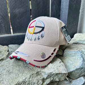 Beaded Native Pride Hat by American Indian Artist - Etsy