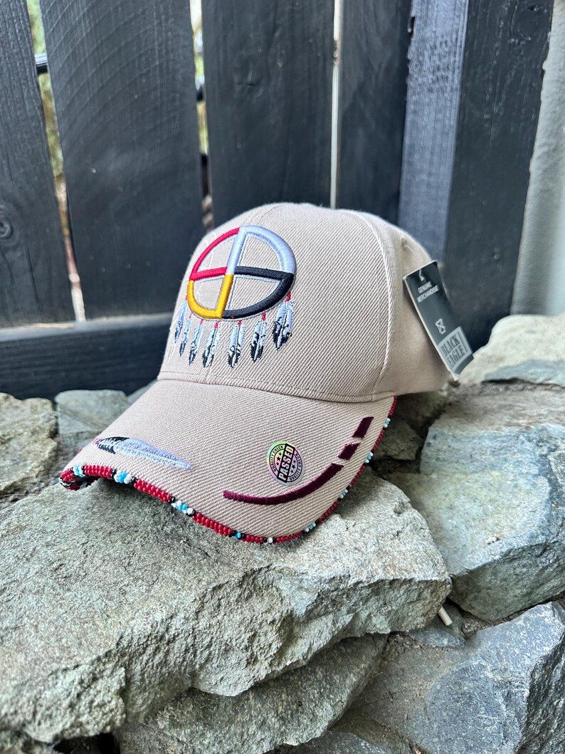 Beaded Native Pride Hat by American Indian Artist - Etsy