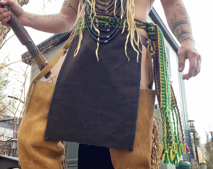Brown Native American Made Loincloth Breechclout for Pow Wow Regalia ...