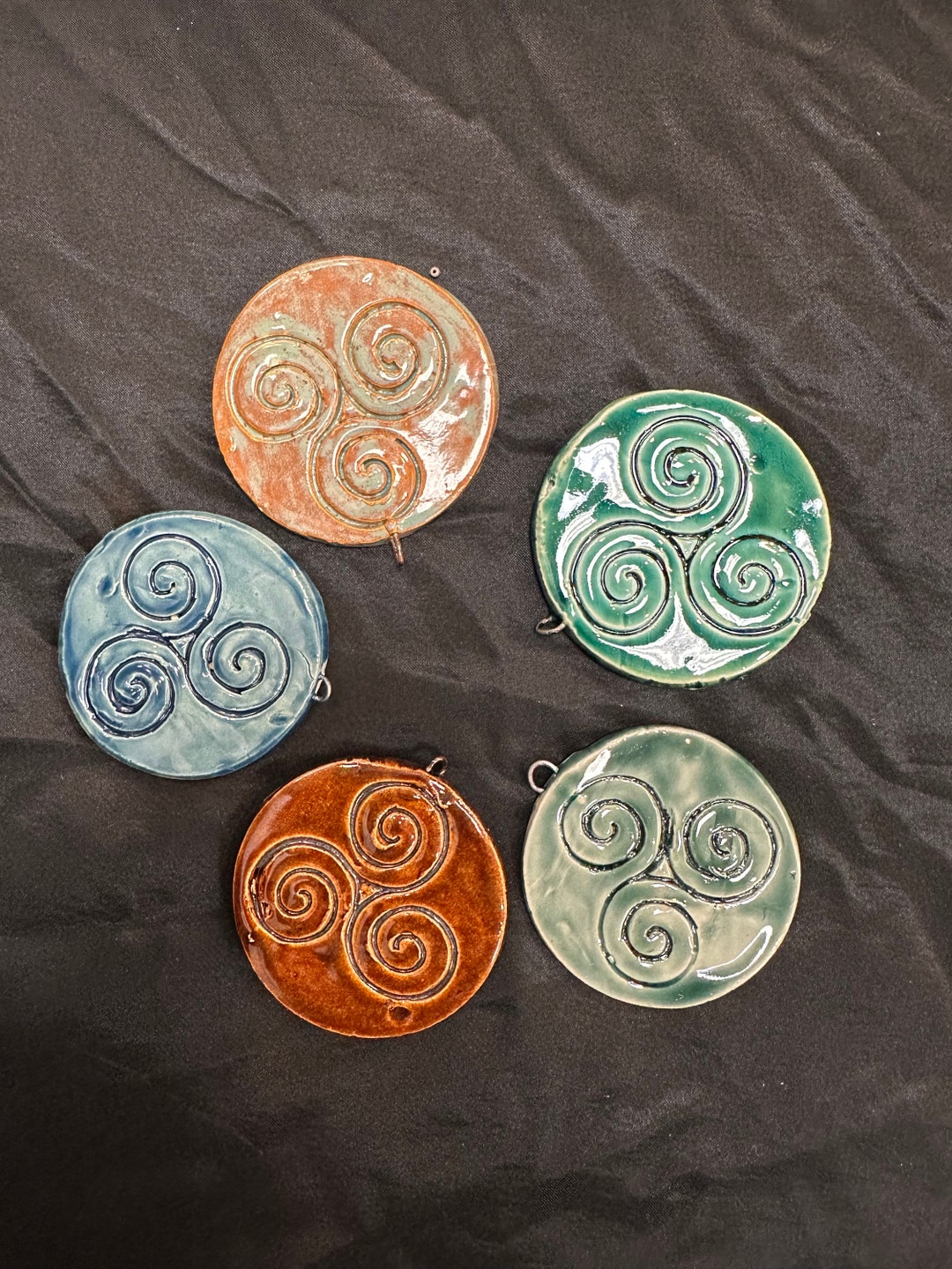 Celtic Knot Ceramic Christmas Ornament Yule Solstice - Etsy