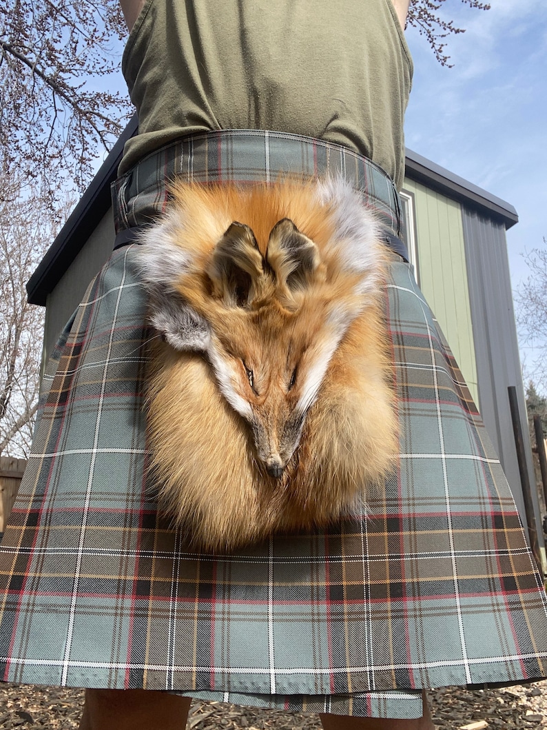 Mask Sporran Fox Traditional Scottish Kilt Accessory - Etsy