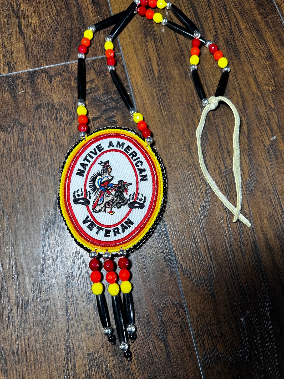 Veteran Medallion Authentic Native American Beadwork - Etsy