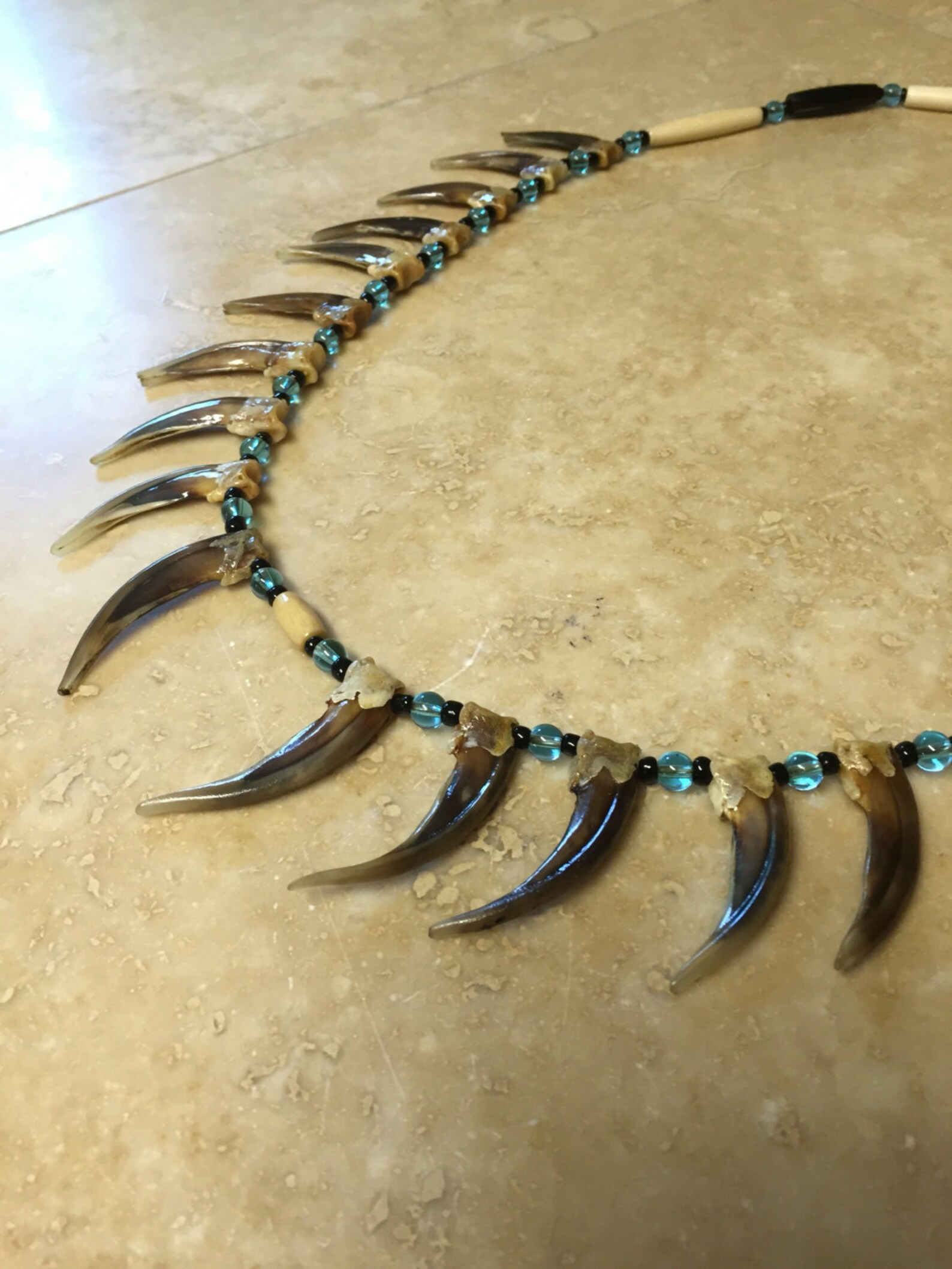 Native American Made Badger Claw Necklace 20 Claws - Etsy