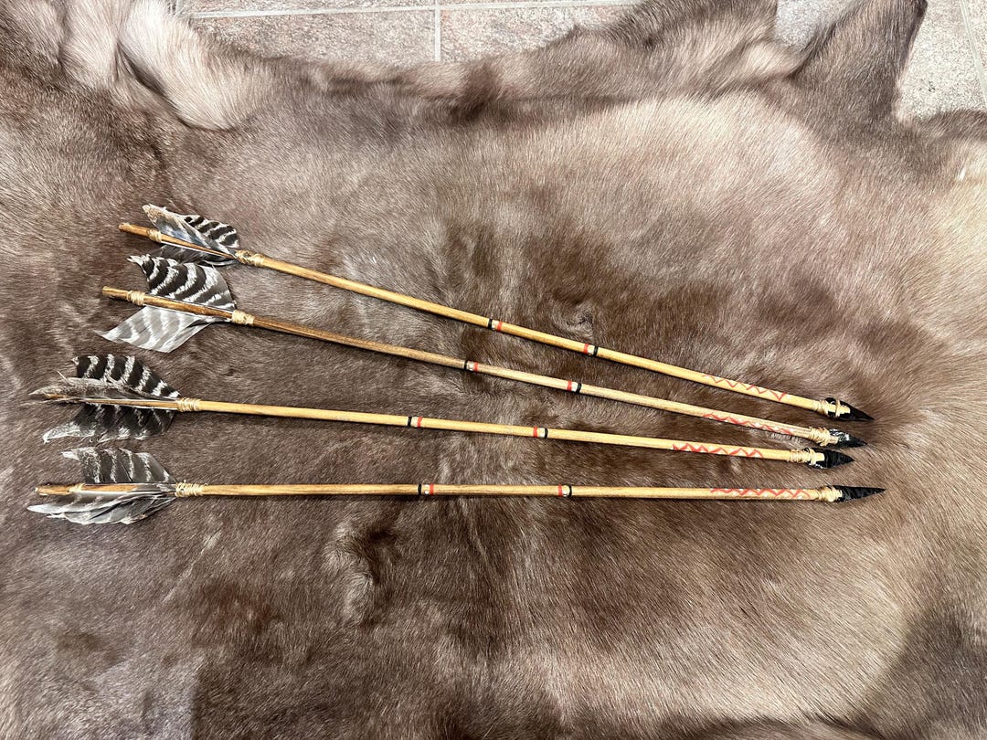 Native American Made Arrow W/ Certificate of Authenticity Primitive ...