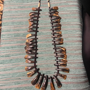 Buffalo Tooth Necklace Native American Made - Etsy