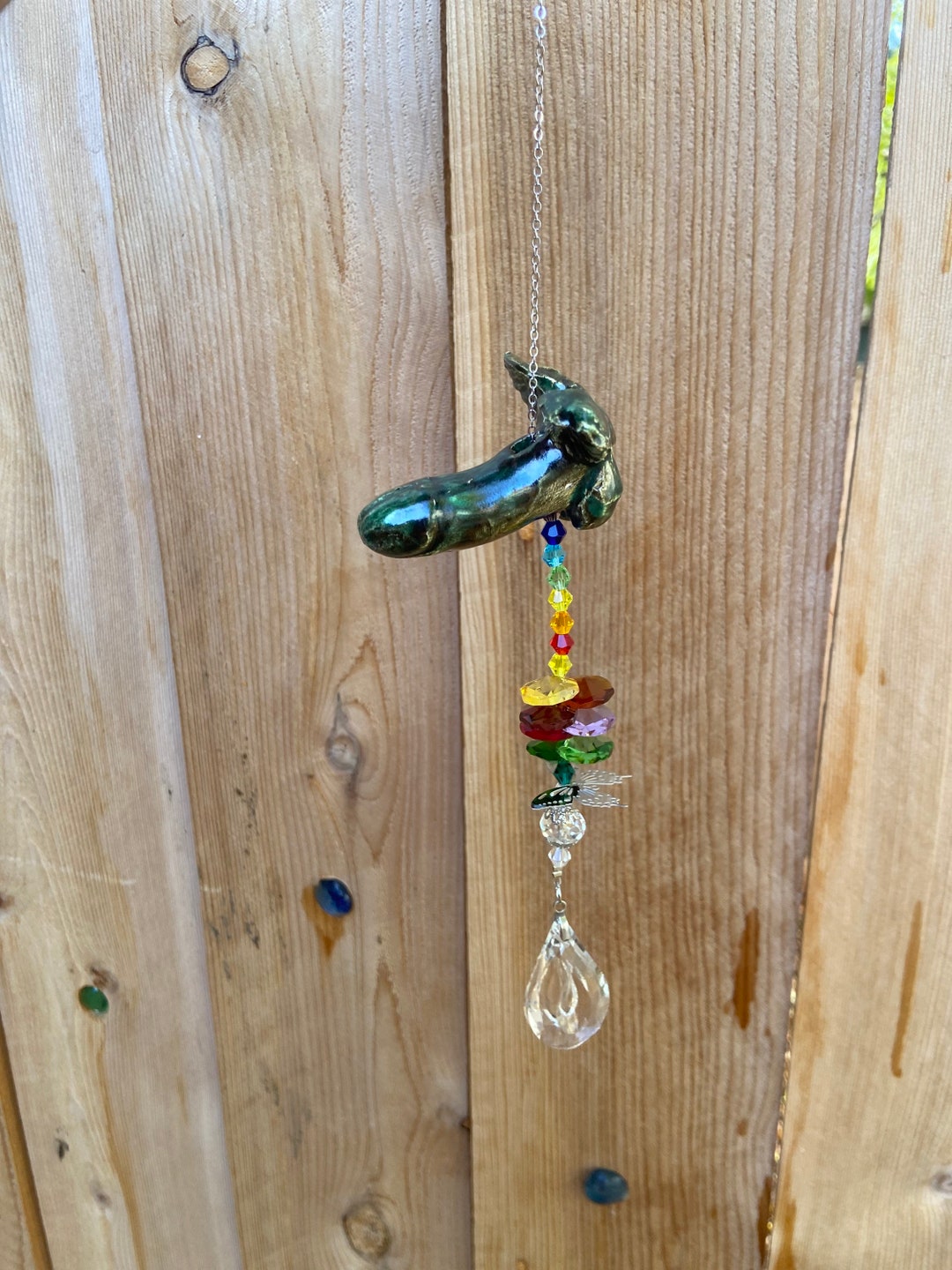 Ceramic Flying Penis Suncatcher Fascinus Etsy