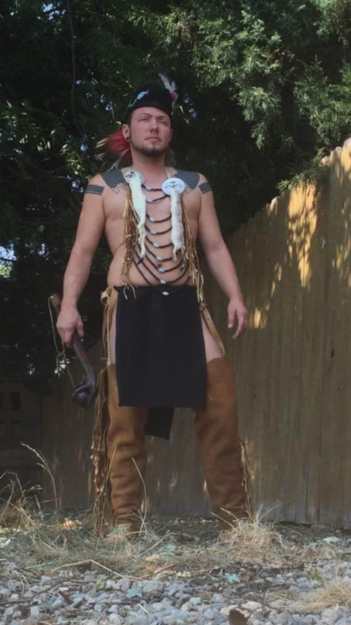 Native American Made Loincloth breechclout for pow wow regalia - Etsy.de