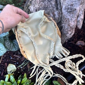 Beaded Turtle Shell Bag Brain Tan Buckskin Native American Made - Etsy